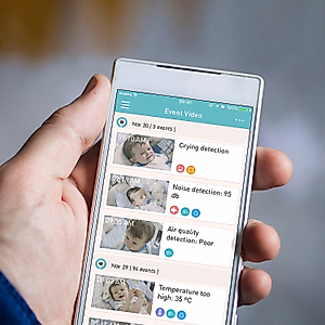 Lollipop Smart Baby Monitor HD WiFi & Wall Mount