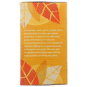Allegro Tea, Organic Tropical Honeybush Tea Bags, 20 ct