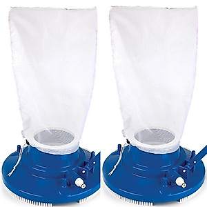 Premium Fine Mesh Bag Replacement with Pull & Lock Cord by Aquatix Pro for Pool Leaf Vacuum, Leaf Eater, Leaf Catcher, Leaf Gulper, Leaf Bagger, Leaf Master, Universal Fit, 1 Year Warranty! (1)