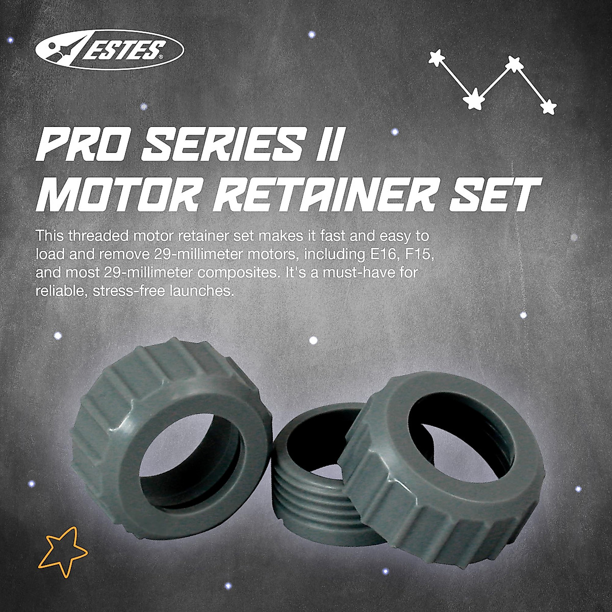 Estes 29-mm Motor Retainer Set Brown/a