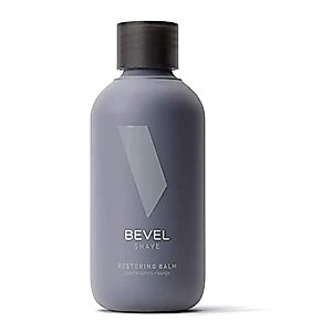 Bevel After Shave Balm for Men with Shea Butter and Jojoba Oil, Soothes and Cools Skin to Help Prevent Ingrown Hairs and Razor Bumps, 4 Fl Oz