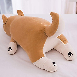 VSFNDB Stuffed Plush Shiba Inu Animal Toy 20 Inch Dog Corgi Akita Animal Stuffed Plushies Super Soft Cute Cuddly Pillow Cushion Stuff Dolls Gifts for Children Kids Boys Girls Room Decoration, 20Inches
