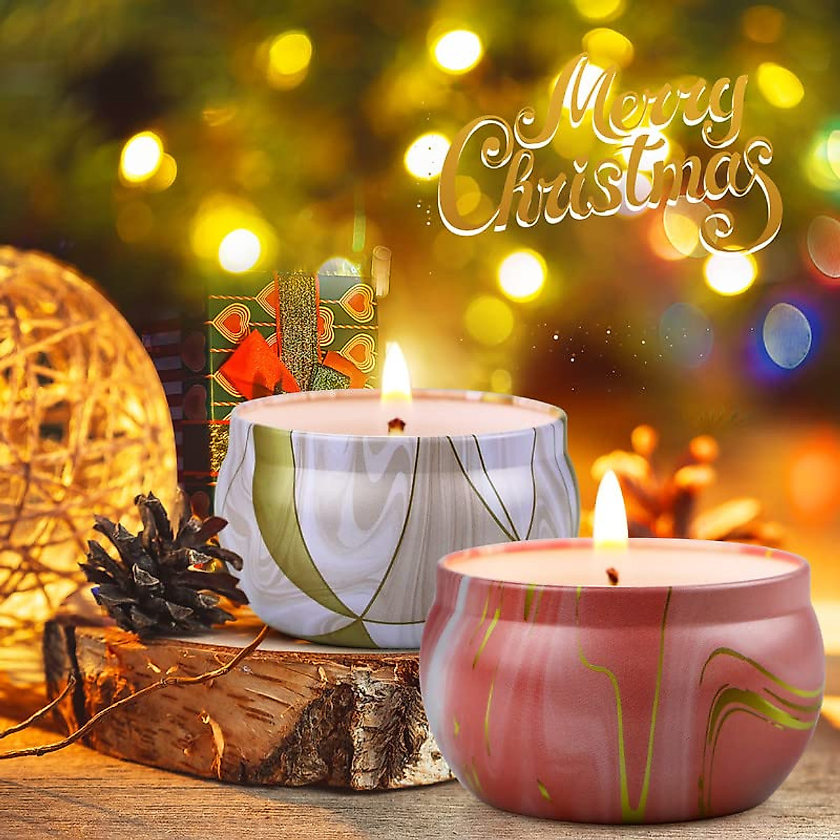 6 Pack Candles Gifts for Women, Valentines Day Candles, Candles for Home Scented, Aromatherapy Candles for Stress Relief, Ideal Gift for Women Friends, Valentines Day Gifts for Her