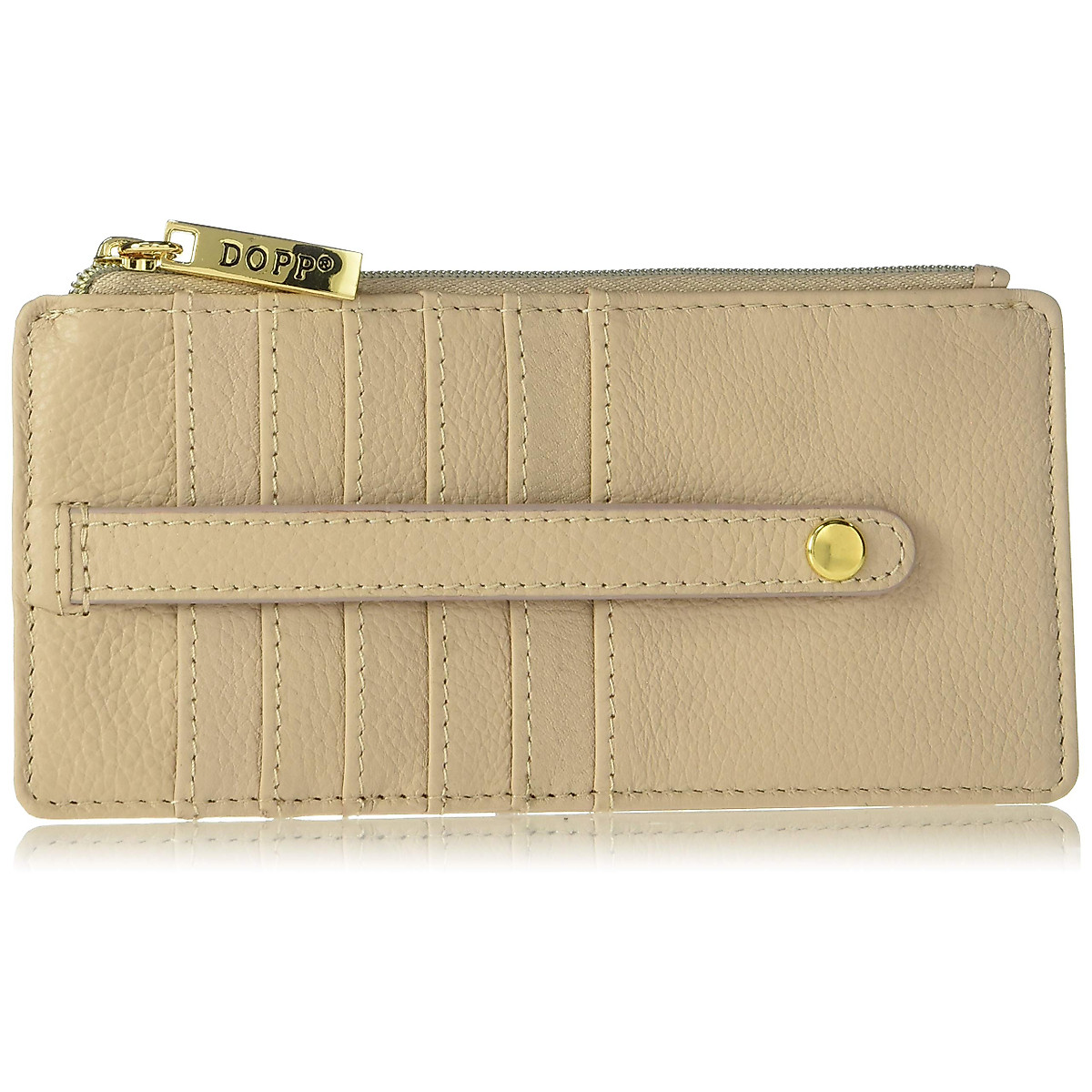Buxton womens Dopp® Pik-me-up® Thin Card Holder Wallet, Blush, One Size US