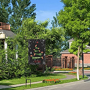 Christmas Garden Flag For Outdoor Christmas Decorations Dachshund Christmas Flag, Dachshund Christmas Garden Flag 12x18 Double Sided, Christmas Flag, Christmas Yard Flag, Merry Christmas Garden Flag For Party