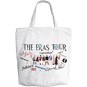 Singer Tour Gift Singer Version Tote Bag Music Lover Gift Album Name Shopping Tote Bags Singer's Merchandise for Fans (Album Name)