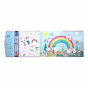 Floss & Rock Rainbow Fairy Magnetic Multi Doodle, Colour, Puzzle and Play Kids Multi Games