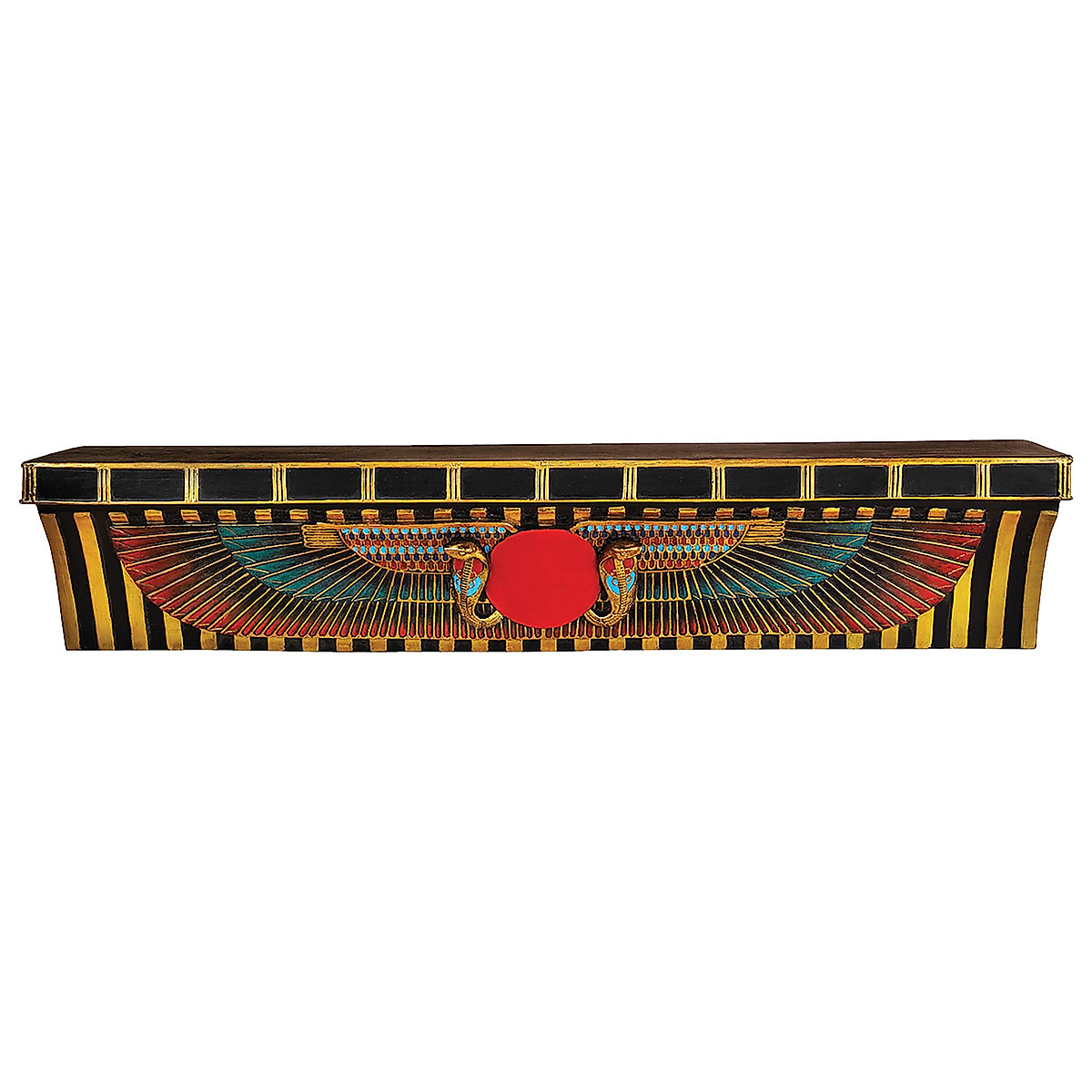 Design Toscano Egyptian Ur-Uatchi Ceremonial Offering Wall Display Shelf, Full Color