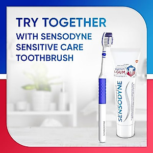 Sensodyne Sensitivity & Gum Whitening Toothpaste, Toothpaste for Sensitive Teeth & Gum Problems, 3.4 Ounces (Pack of 3)