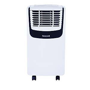 Honeywell MO08CESWK6 9,100 BTU (ASHRAE)/6,100 BTU (SACC) Portable Air Conditioner with Remote Control, White/Black