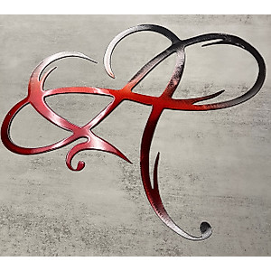 Infinity Heart Metal Wall Art -Always & Forever Infinity