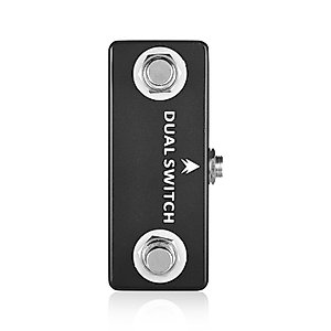 Guitar Footswitch Pedal DUAL SWITCH PEDAL Dual Momentary Footswitches for Effects Pedal and Muti-effects Pedal