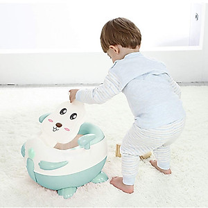 ZYSWP Cartoon Children Toilet, Trainer Chair Soft Splash-Proof Padded Training Seat for Children 1-7 Years Old,Easy Clean