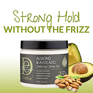 Design Essentials Natural Almond & Avocado Curl Defining Creme Gel For All Curl Types - 16 Oz