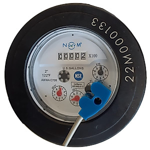 NSF 61 Certified 2 Inch Multi-Jet Nylon Totalizing Water Meter with Pulse Output, EPDM Seals