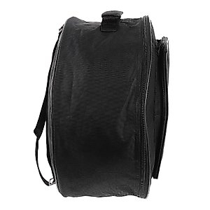 Padded Portable Snare Drum Case, 13-14 Inch Snare Drum Carrying Backpack with Shoulder Strap and Carry Handles, Drum Bag Case for, Storage And Transport (Black)