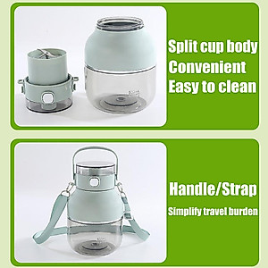 Juicing Bottle - 1000ml Multi-Purpose Large Capacity Juicing Bottle, Portable Blender Juicer Machines, Personal Blender Cup for Shakes and Smoothies with USB Rechargeable Juice Cup (Purple)