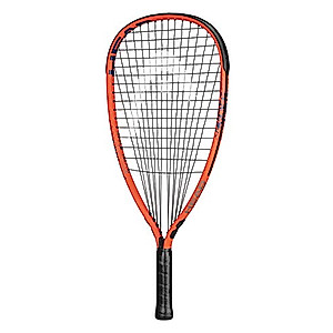 HEAD MX Cyclone 190 Club Racquetball Racket - Pre-Strung Light Balance Racquet,Blue/Orange