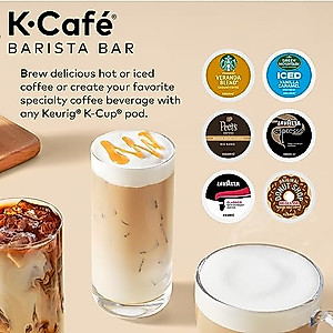 Keurig K-Café Barista Bar Single Serve Coffee Maker and Frother, Black