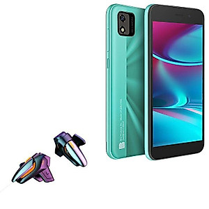 BoxWave Gaming Gear Compatible with BLU Studio X10L (Gaming Gear by BoxWave) - Touchscreen QuickTrigger, Trigger Buttons Quick Gaming Mobile FPS for BLU Studio X10L - Jet Black