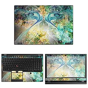 Decalrus - Protective Decal Skin Sticker for Lenovo ThinkPad P53 (15.6" Screen) case Cover wrap LEthnkpd15_P53-197