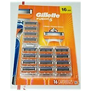 Gillette Fusion5 Men's Razor Blades - 16 Cartridge Refills (Packaging May Vary), Mens Razors/Blades