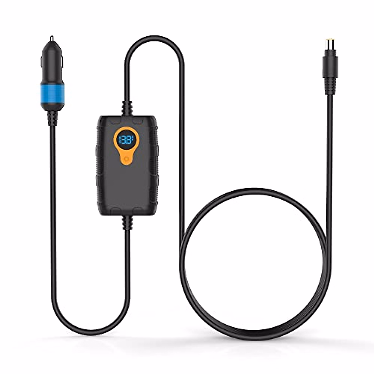 Smart DC Charge Converter Cigarette Lighter to DC8mm Waterproof IP65 to Safely and Efficiently Charge  Lithium Battery Portable Power Station Laptop Mobile Phone CPAP with 15A Fuse