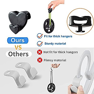 Clothes Hanger Connector Hooks,Hangers AS SEEN ON TV,Closet Organizers and Storage,Hanger Extender Clips,Heavy Duty Cascading Clothes Hanger Hooks (Heart Shape)