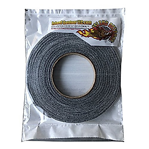 LavaLock 12 GREY High Performance BBQ Gaskets Smoker Seals - Self Stick 1/2 x 1/8 x 15 ft long Hi -Temp