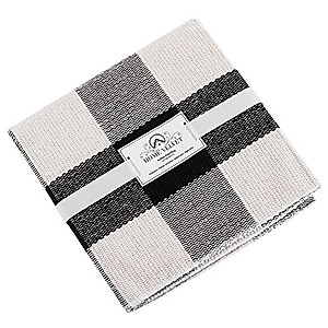 Buffalo Plaid Rug | Buffalo Check Outdoor Rug | Black and White Checkered Outdoor Rug | Front Door Mat | Porch, Kitchen & Indoor Rugs | Cotton Welcome Rug | Washable 24x36 Inches + Bonus Anti-Slip Mat