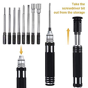 Multifunctional 8 In 1 Screwdriver Set Repair Tool Kit Hexagon Socket For Car Drone Plane Spanner Electric Tools