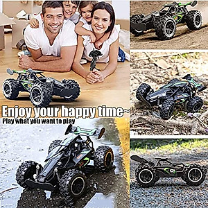 HEBXMF Remote Control Car,2.4 Shock Absorption Off-Road Climbing RC Vehicle,2WD High-Speed Drift RC Truck,Electric Drift Racing,Hobby Toy Car, Gifts for Children