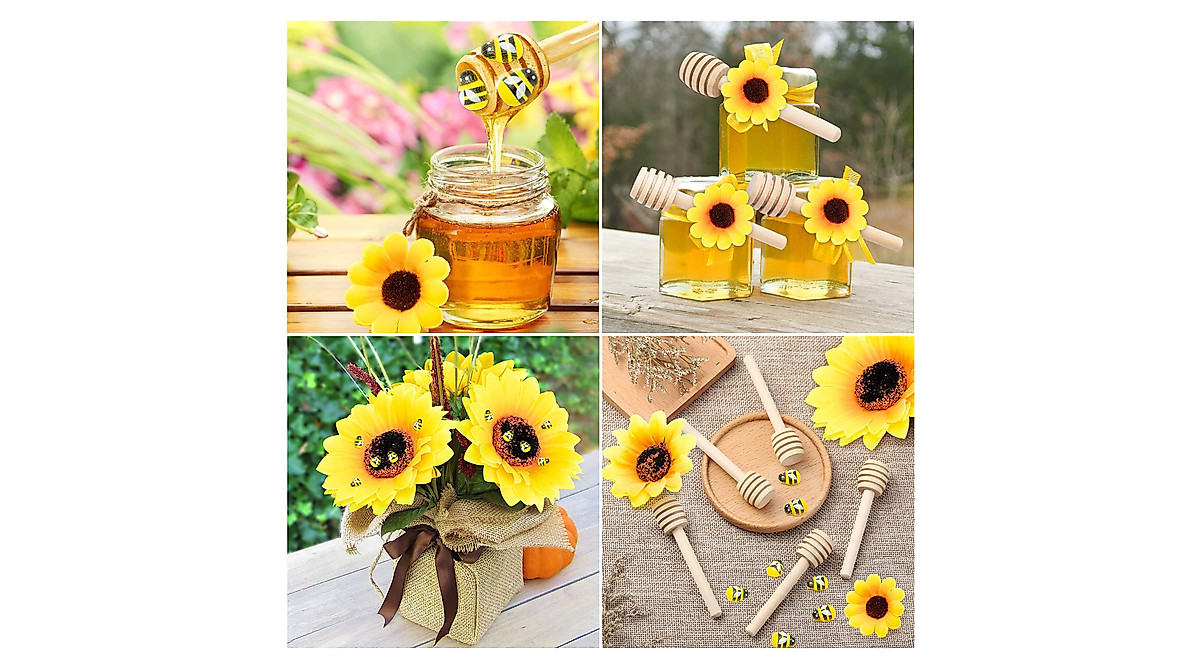 H1vojoxo 135PCS Honey Bee Dipper Craft Set