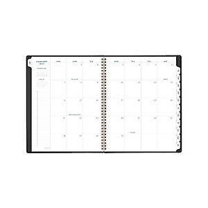2024 AT-A-GLANCE Signature Lite 8.5-inch x 11-inch Weekly & Monthly Planner, Black (YP905L-05-24)