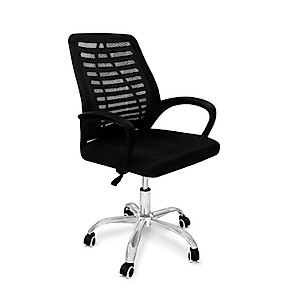 Andromeda Inc Office Chair, Ergonomic Swivel Desk, Adjustable to the Column and Lumbar Support, Breathable Mesh Material.