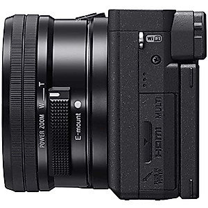 Sony a6400 Mirrorless Digital Camera with 16-50mm Lens Bundle with Extra Sony NPF-W50 Battery, Backpack, Handy Case, Tripod, 2X 64GB Memory Card + More | Sony Alpha 6400