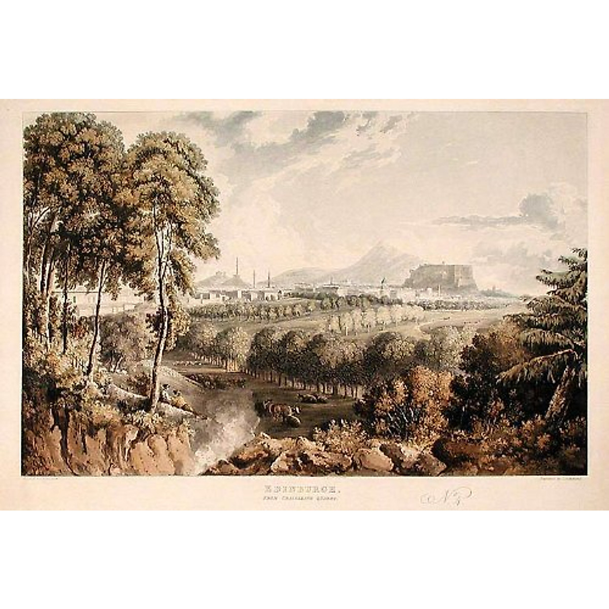 Edinburgh, From Craigleith Quarry