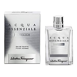 Salvatore Ferragamo Acqua Essenziale Colonia Eau de Toilette Spray for Men, 3.4 Fluid Ounce