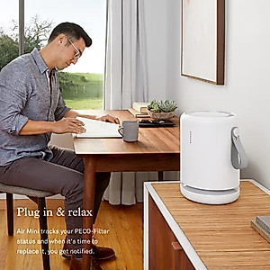 Molekule Air Mini - FDA-Cleared Medical Air Purifier with PECO Technology for Allergens, Pollutants, Viruses, Bacteria, and Mold, White