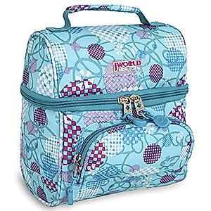 J World Corey Kids Lunch Bag. Insulated Lunch-Box for Boys Girls, Dandelion
