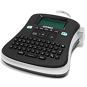 Dymo Imprimante d'étiquettes sans fil LabelManager 210D avec Valise de Transport (Noir/Gris)