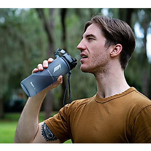 Super Sparrow Water Bottle - 32 oz - BPA & Toxic Free Tritan Water Bottles - One Touch Opening - Leak-proof Plastic Bottle - Kids Water Bottle for Office, Gym, Outdoor, Sports