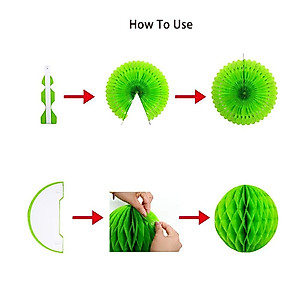 Glitter St Patricks Day Decorations Green Shamrock Clover Garlands Hanging Streamer Banner Bunting Paper Fan Tissue Pompoms Lucky Irish Birthday Baby Shower Wedding Saint Patricks Day Party Decor