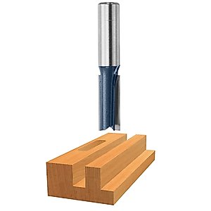 Bosch 85257M 17/32 In. x 1-1/4 In. Carbide Tipped 2-Flute Straight Bit
