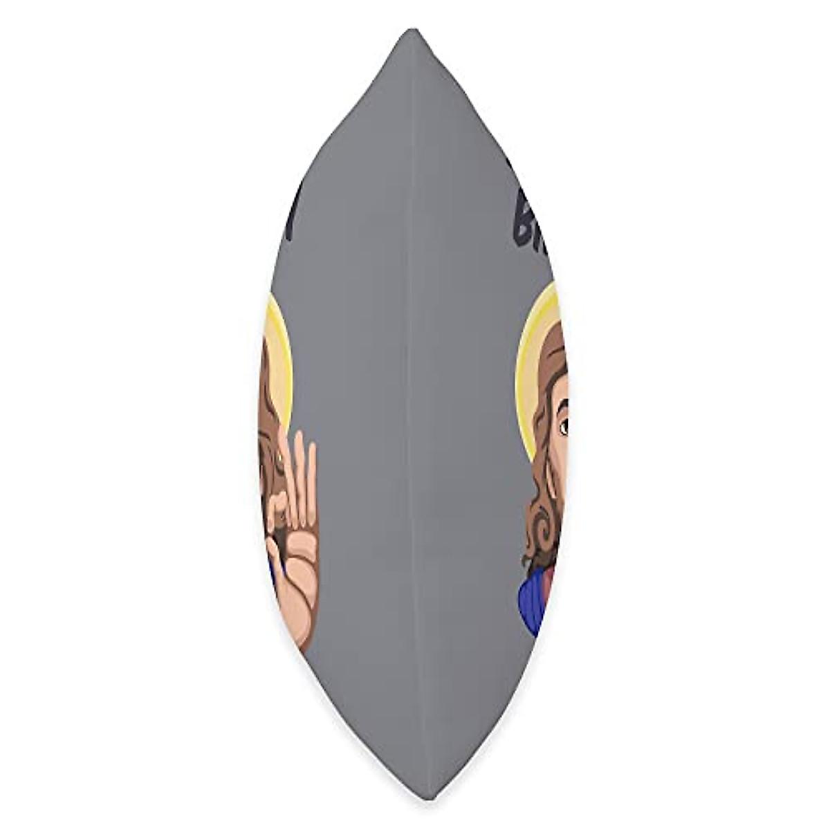 Old Funny Sarcastic Birthday Gag Jesus Happy 60th Birthday See You Soon Throw Pillow, 16x16, Multicolor