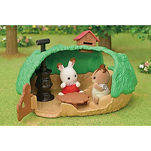 Calico Critters Baby Hedgehog Hideout Playset; Collectible Dollhouse Toy with Figure & Environment Included