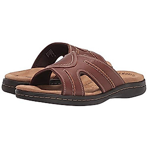 Dockers Men's Slide Sandal, Rust, 10