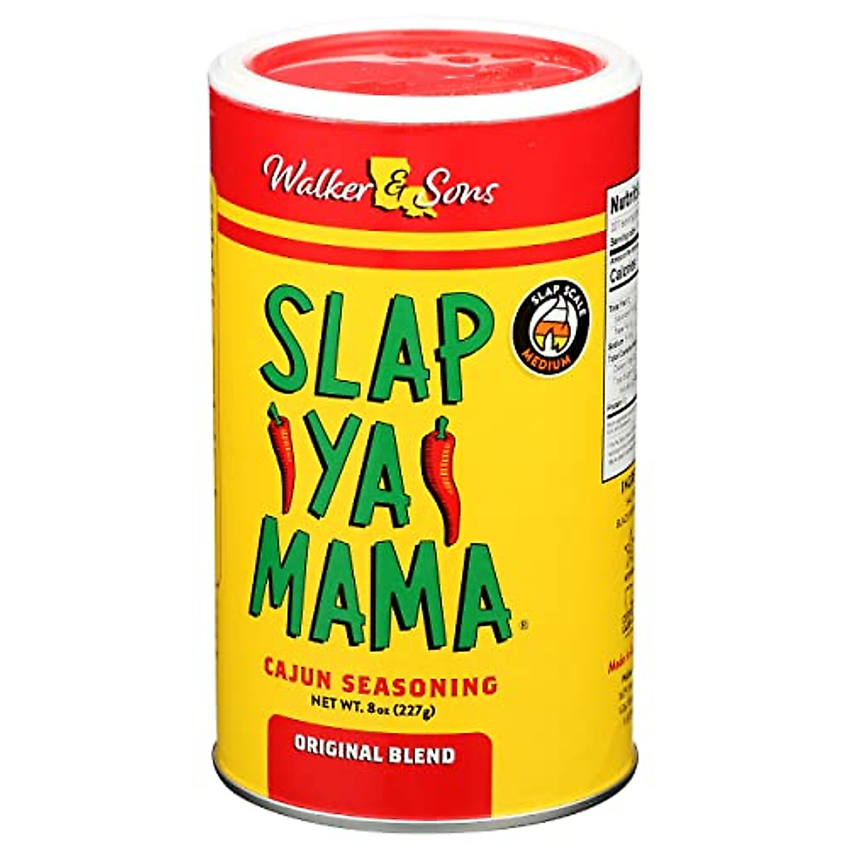 Walker & Sons Slap Ya Mama, Cajun Seasoning, 8 Oz Can