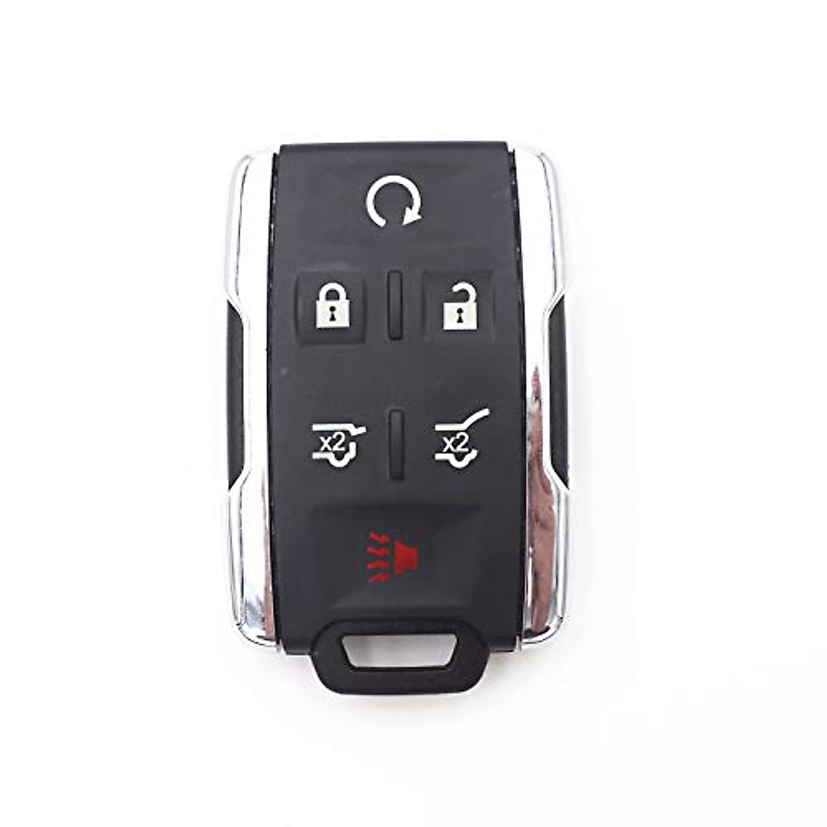 WFMJ for Chevrolet Chevy Tahoe Suburban GMC Yukon Keyless Entry 6 Buttons Remote Smart Key Case Shell Fob