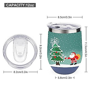 OPTKSNCU 304 Stainless Steel Insulated Cup with Lid, Catch A Snowflake Print Durable, And Easy to Clean – Ideal for Home, Office, And Gift Giving